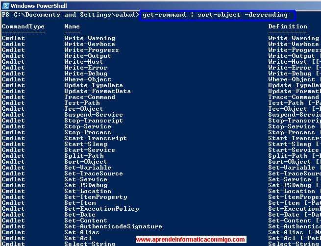 Powershell - 13 - Sort-Object - Aprende Informatica Conmigo