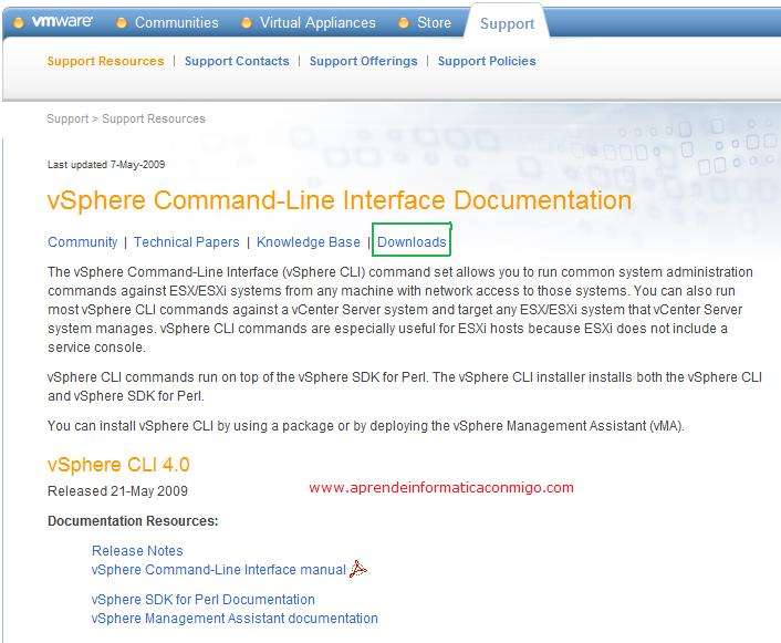 vSphere CLI - Instalar en Windows Vista - Aprende Informatica Conmigo